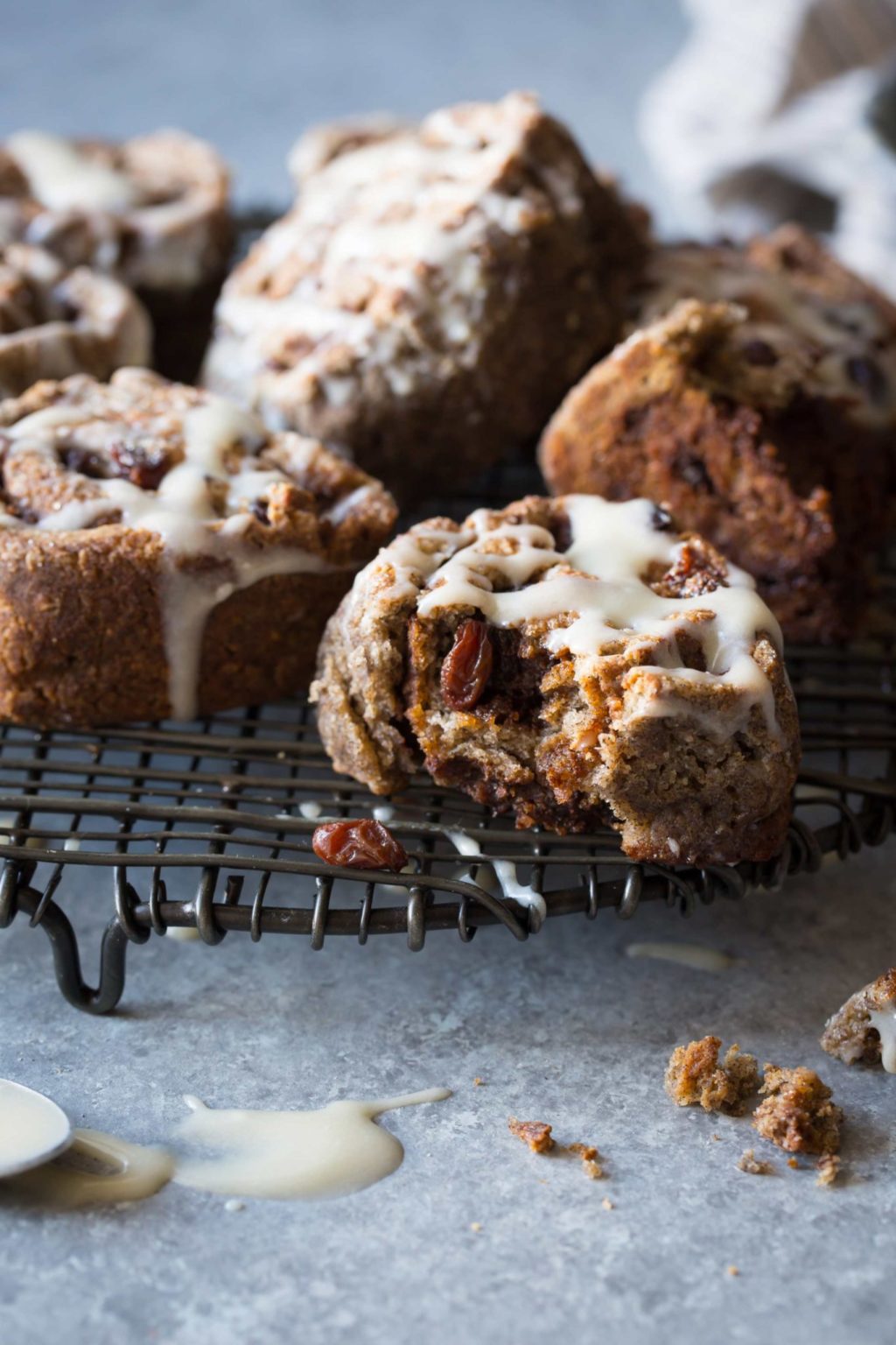 gluten-free buckwheat biscuits recipe with cinnamon swirl and cream ...
