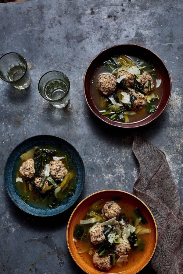 Minestra Maritata with Chicken Meatballs Gluten-Free Recipe