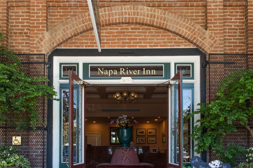 Napa River Inn entrance | GFF Magazine