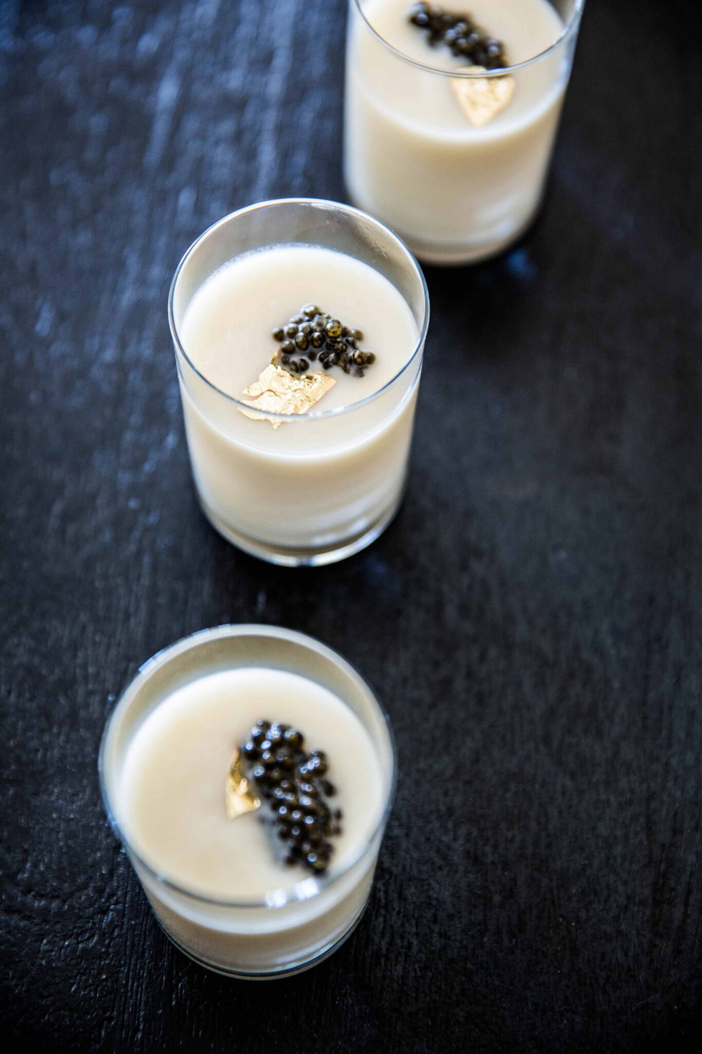 creamy winter vegetable soup or velouté with cauliflower and turnips