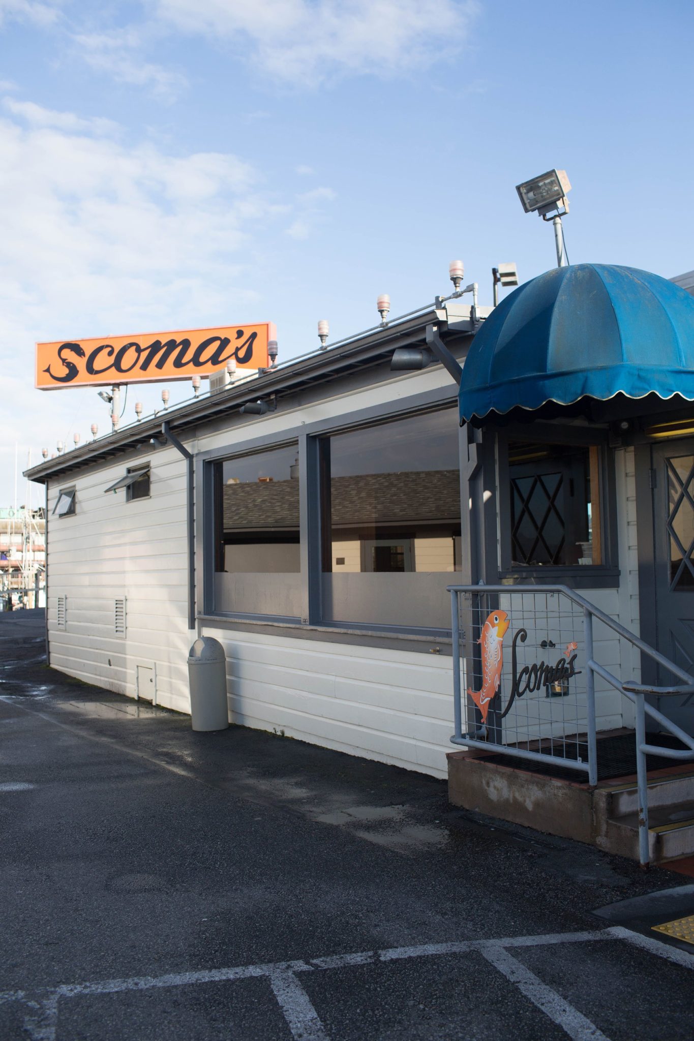 Outside Scomas Restaurant in San Francisco | GFF Magazine