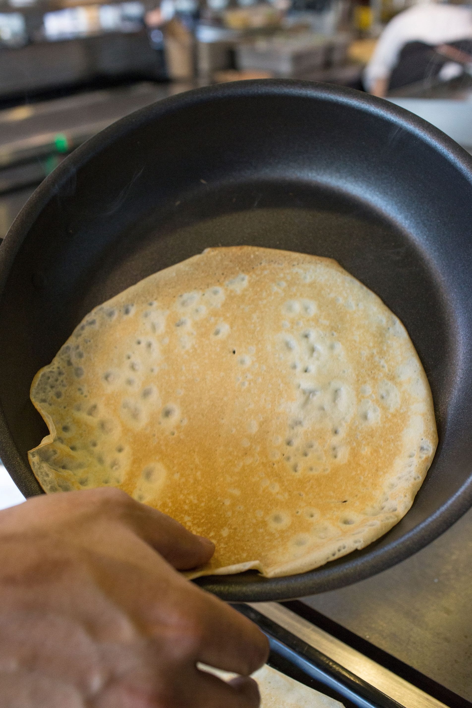 Tapioca Crepes making step 4 | GFF Magazine