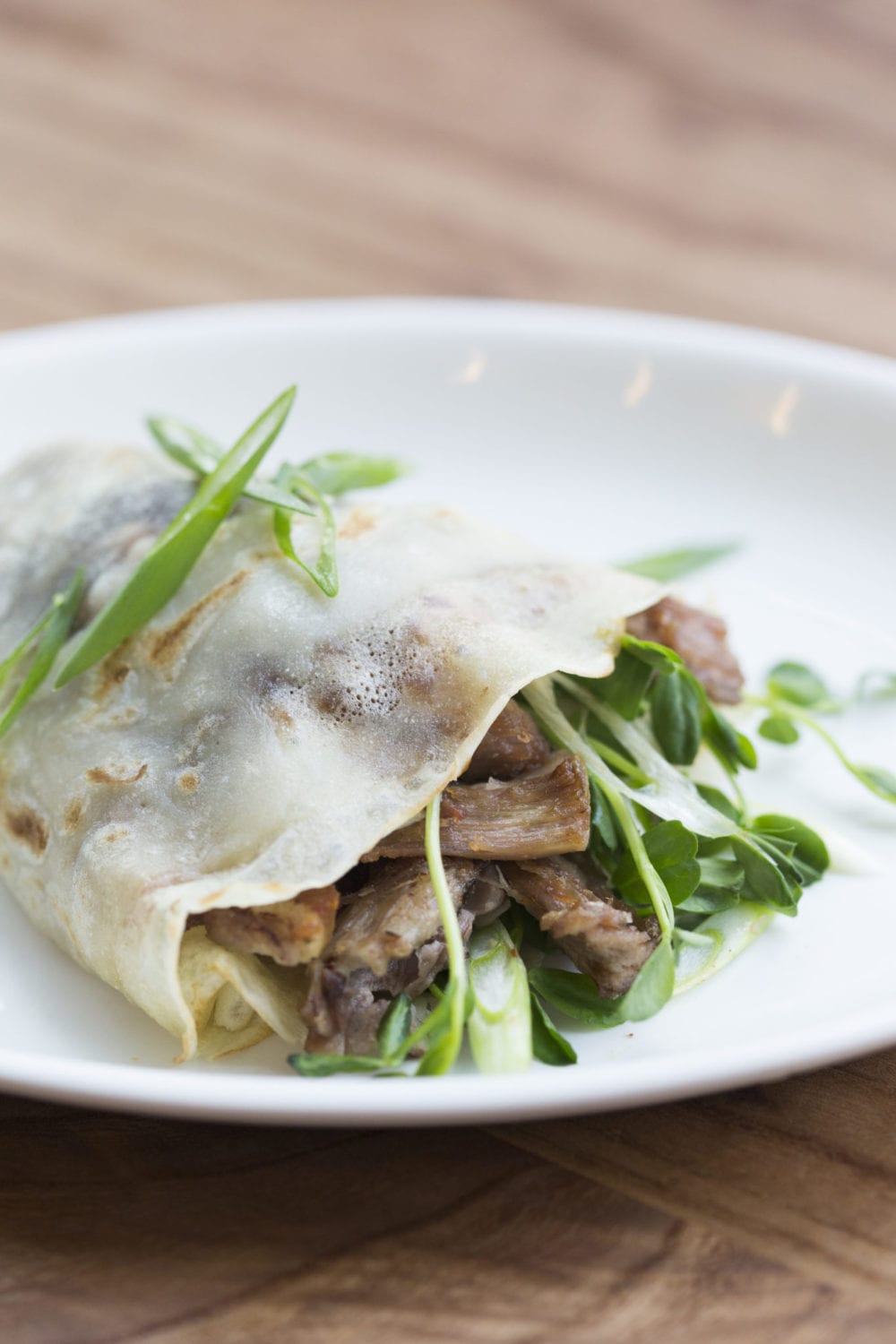 moo shu pork recipe: gluten free moo shu pork with pea shoots and ...