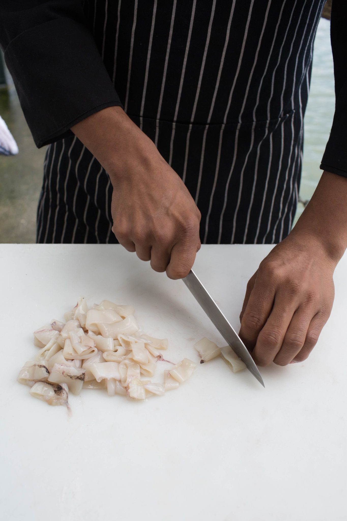 slicing calamari | GFF Magazine