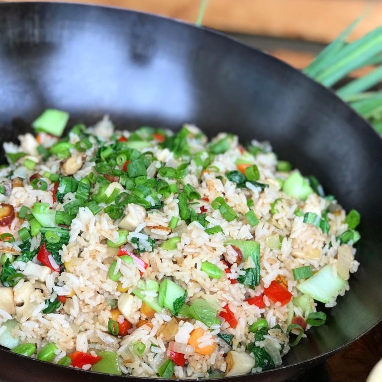 gluten free fried rice that's also vegan and vegetarian and amazing!